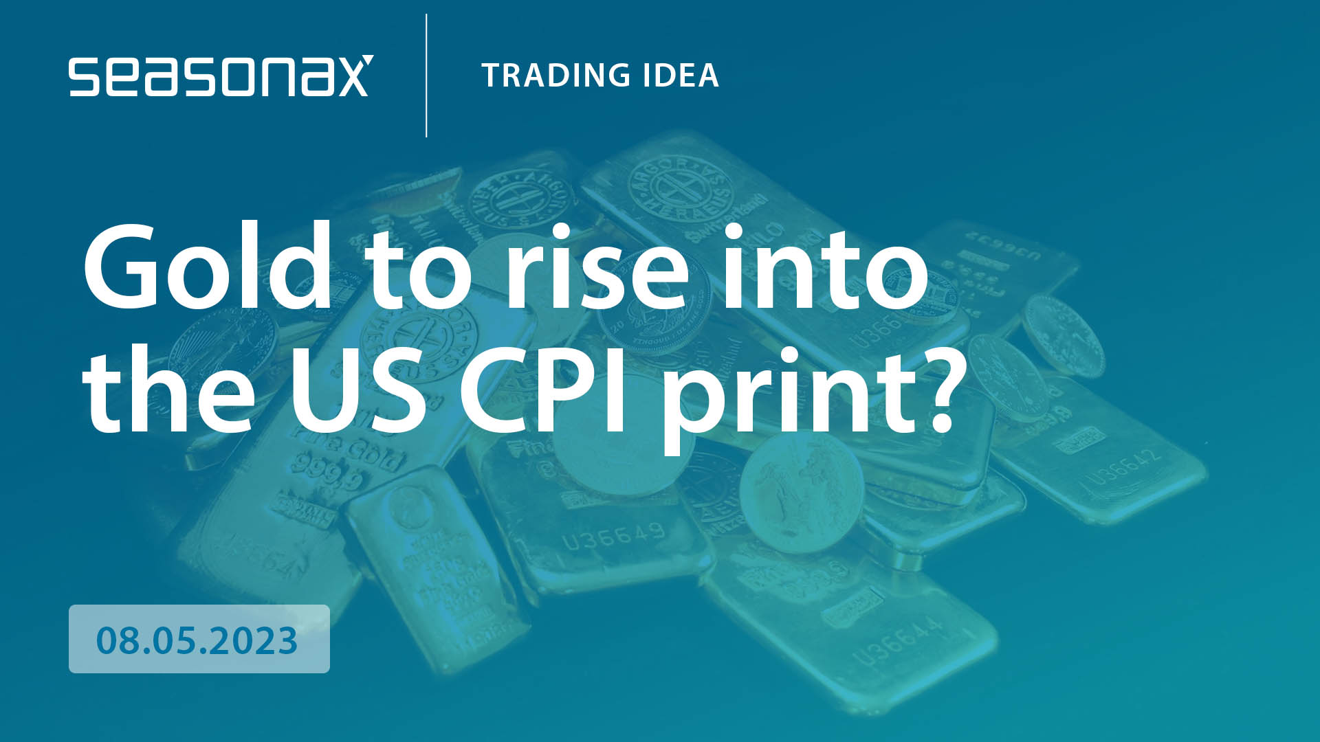 Gold to rise into the US CPI print? - seasonax