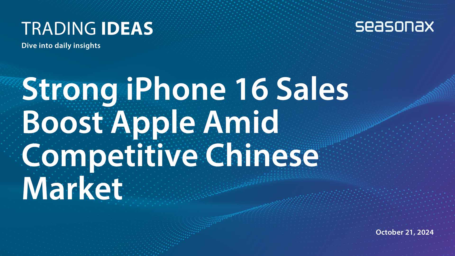 Strong iPhone 16 Sales Boost Apple Amid Competitive Chinese Market ...