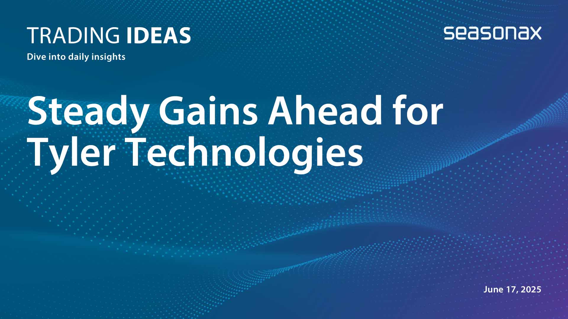 The Quiet Winner? Tyler Technologies’ Summer Signal - seasonax